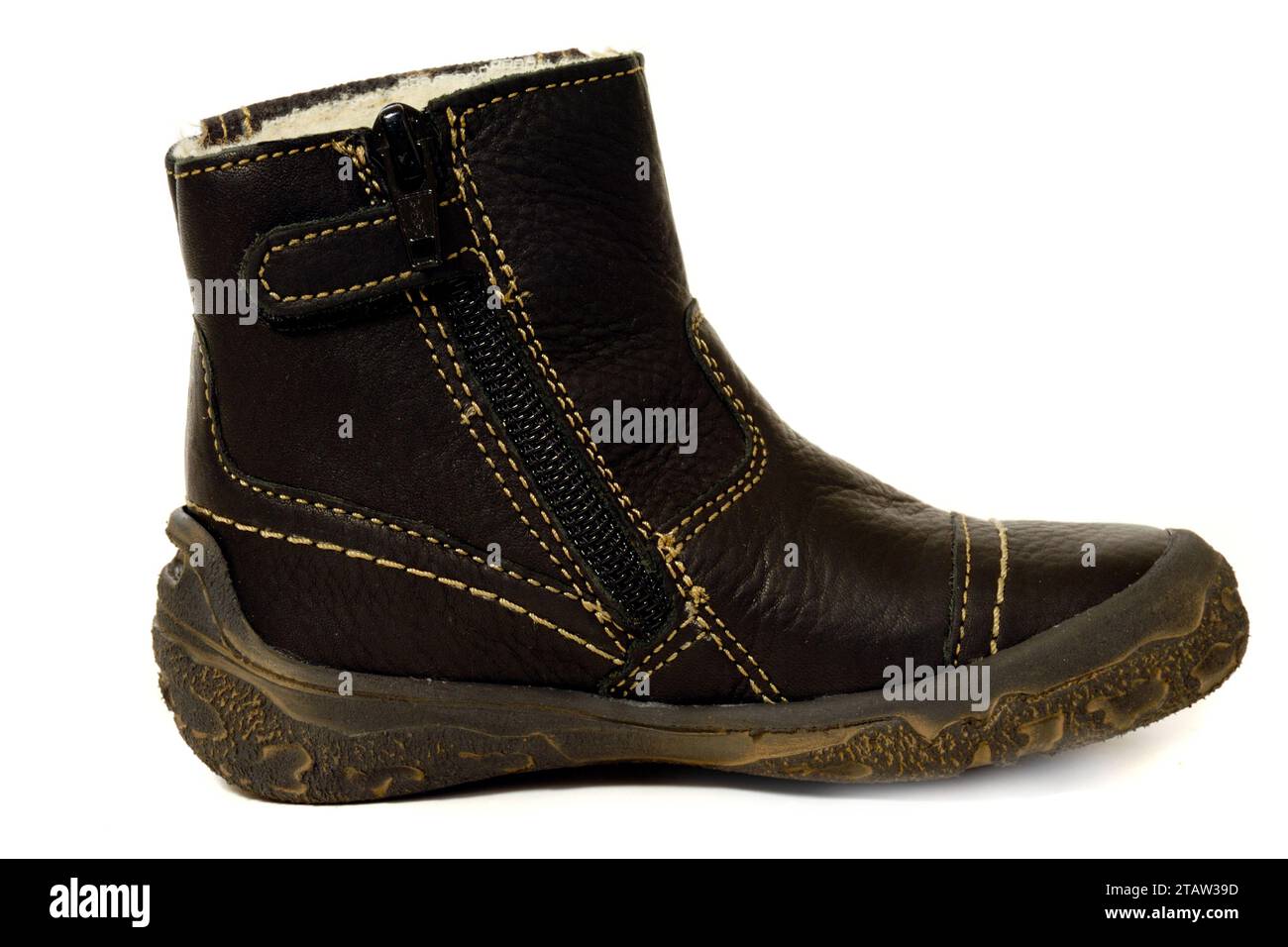 Boot isolated on a clean white background Stock Photo - Alamy