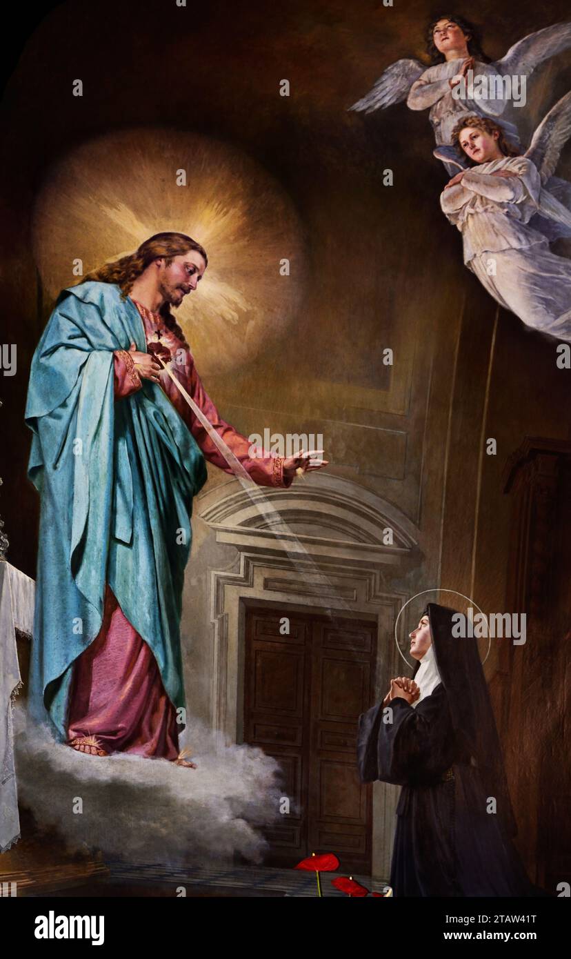 Chapel of the secret Hearth of Jesus ( Jesus descending from heaven ...