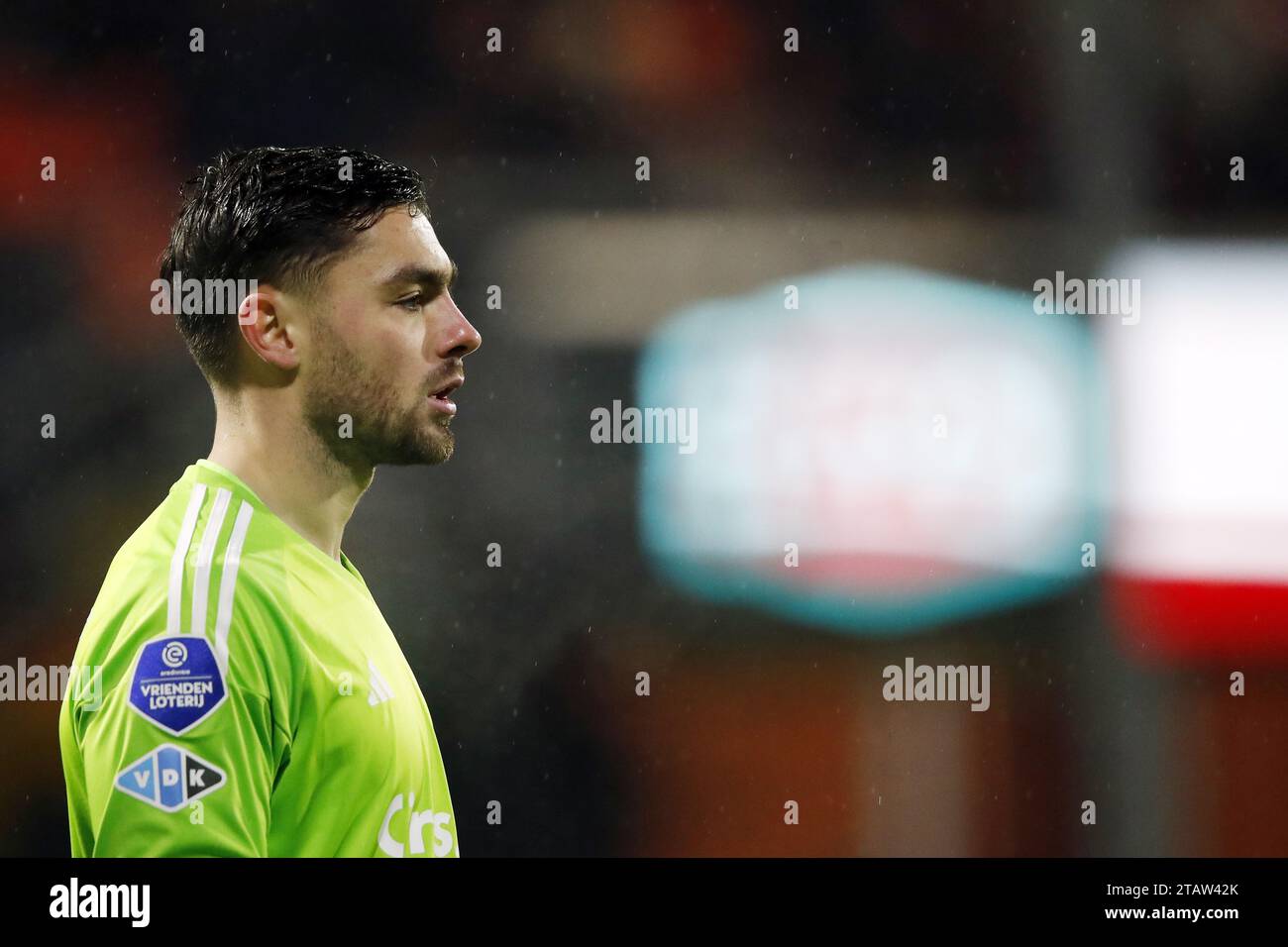 VOLENDAM - PEC Zwolle goalkeeper Jasper Schendelaar during the Dutch ...