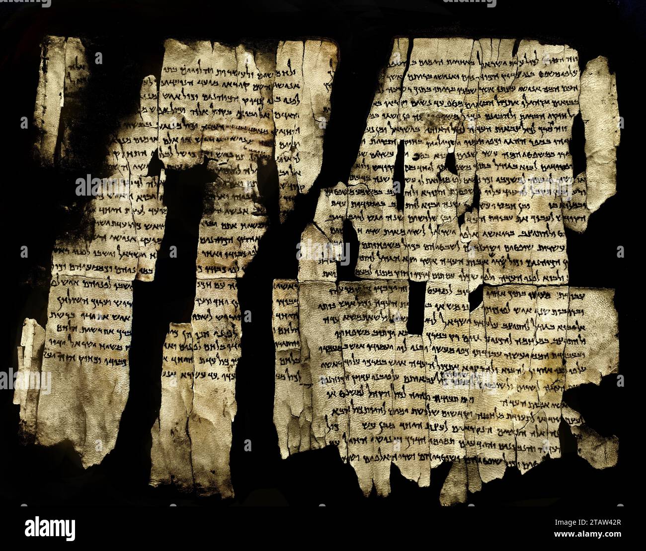 Dead Sea Scrolls, Qumran Caves Scrolls, ancient Jewish manuscripts from ...