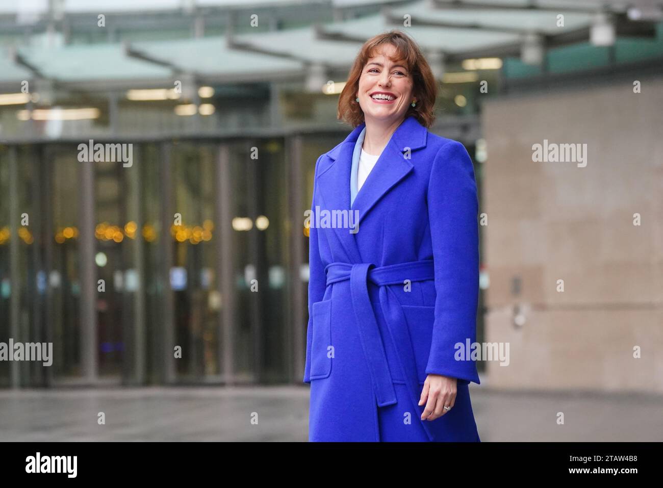 Health Secretary Victoria Atkins outside the BBC Broadcasting House in ...
