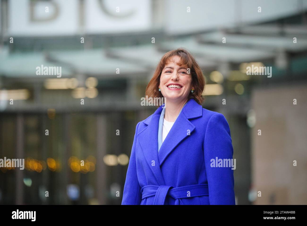 Health Secretary Victoria Atkins outside the BBC Broadcasting House in ...