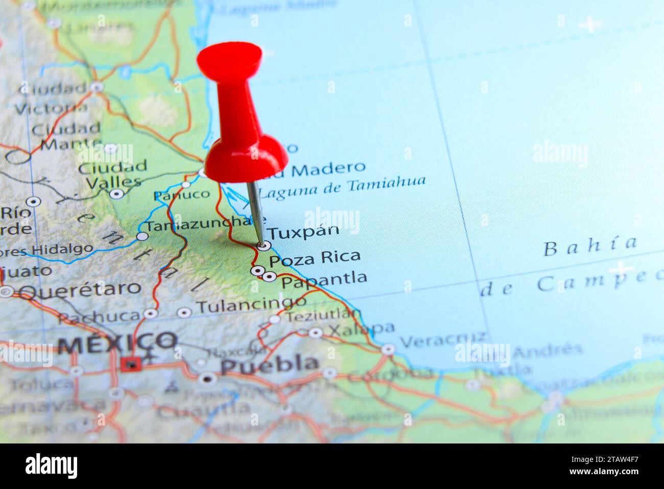 Tuxpan map hi-res stock photography and images - Alamy