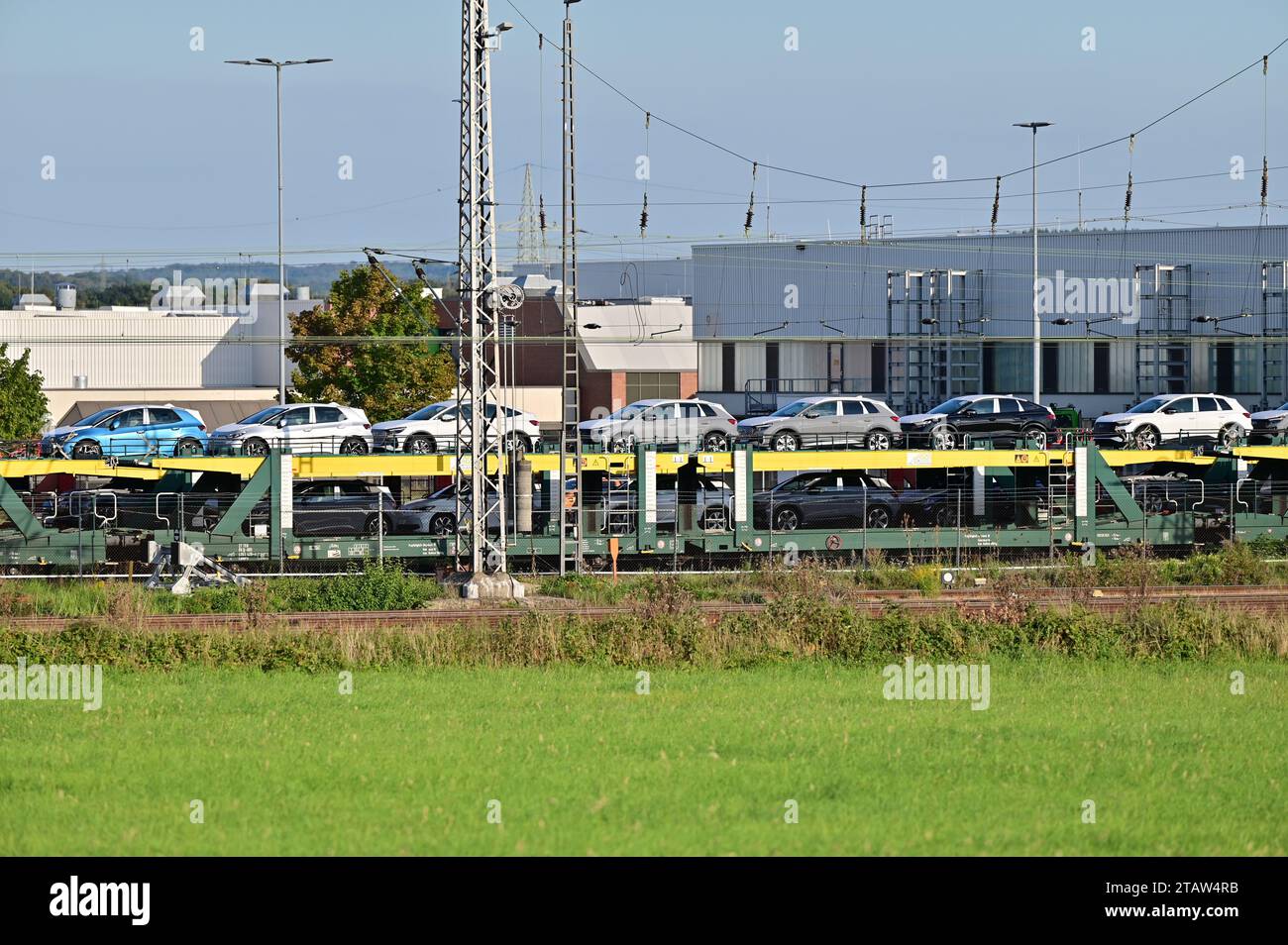 Volkswagen factory in Zwickau for electric cars, Saxony, Germany Stock ...