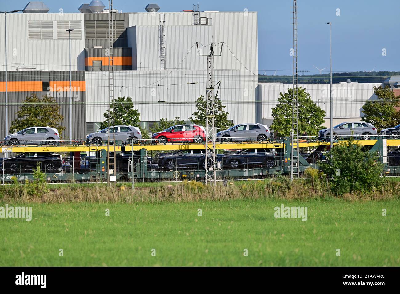 Volkswagen factory in Zwickau for electric cars, Saxony, Germany Stock ...