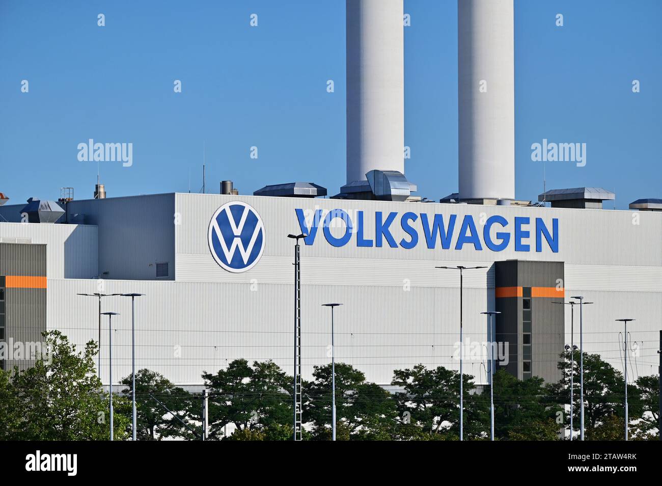 Volkswagen factory in Zwickau for electric cars, Saxony, Germany Stock Photo - Alamy