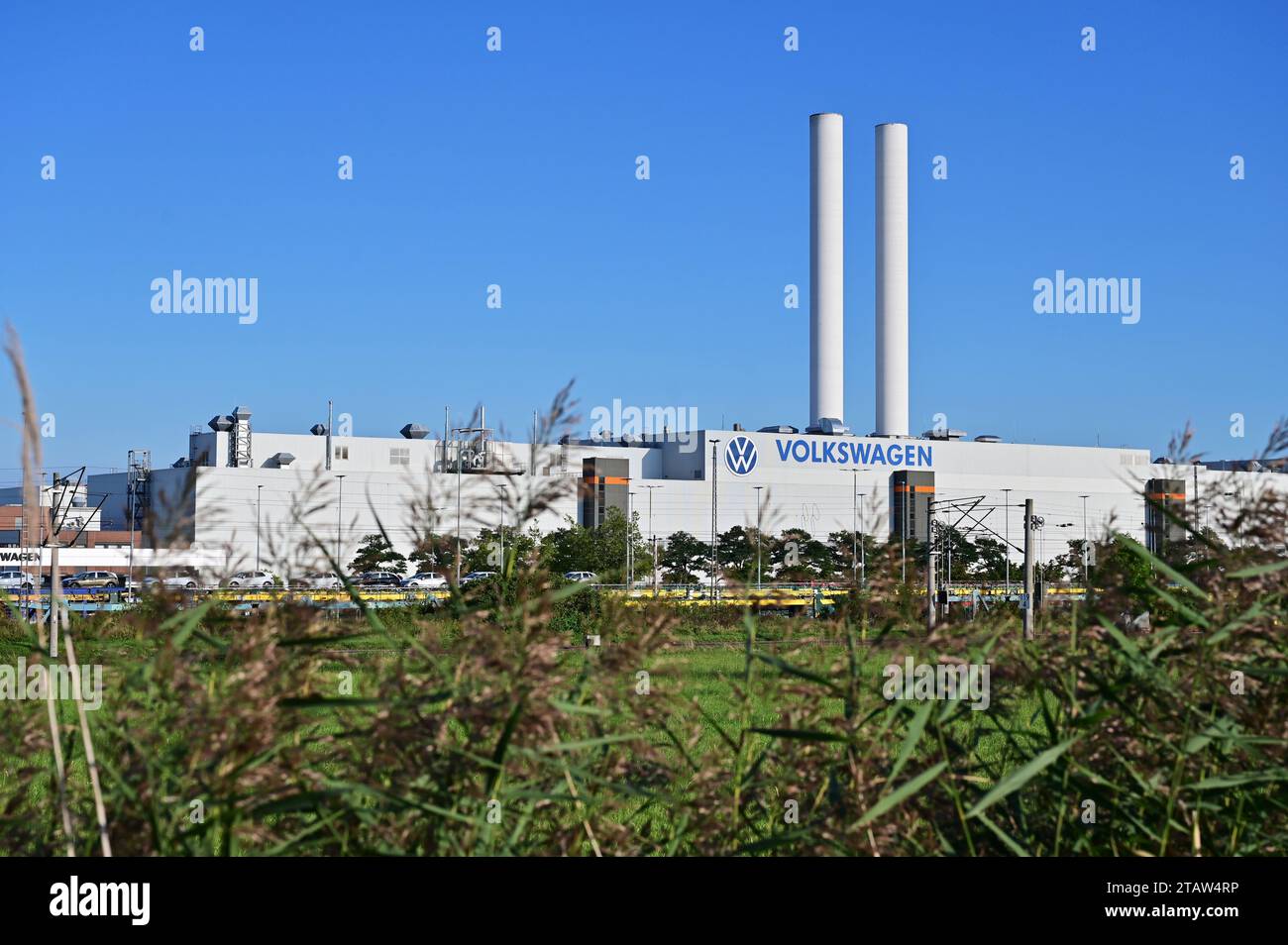 Volkswagen factory in Zwickau for electric cars, Saxony, Germany Stock ...
