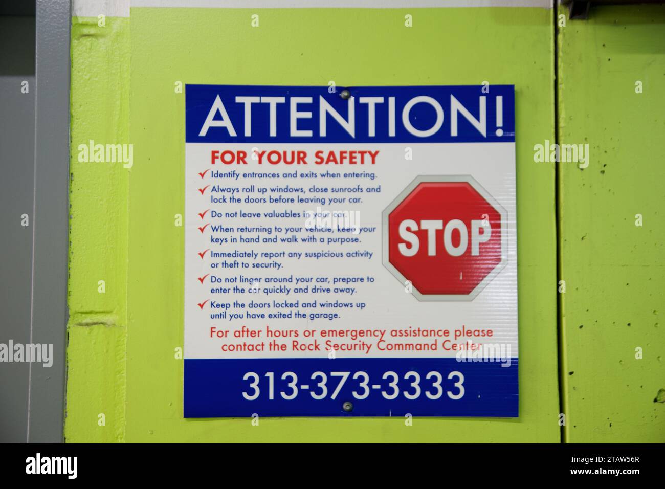 Detroit public parking hi-res stock photography and images - Alamy