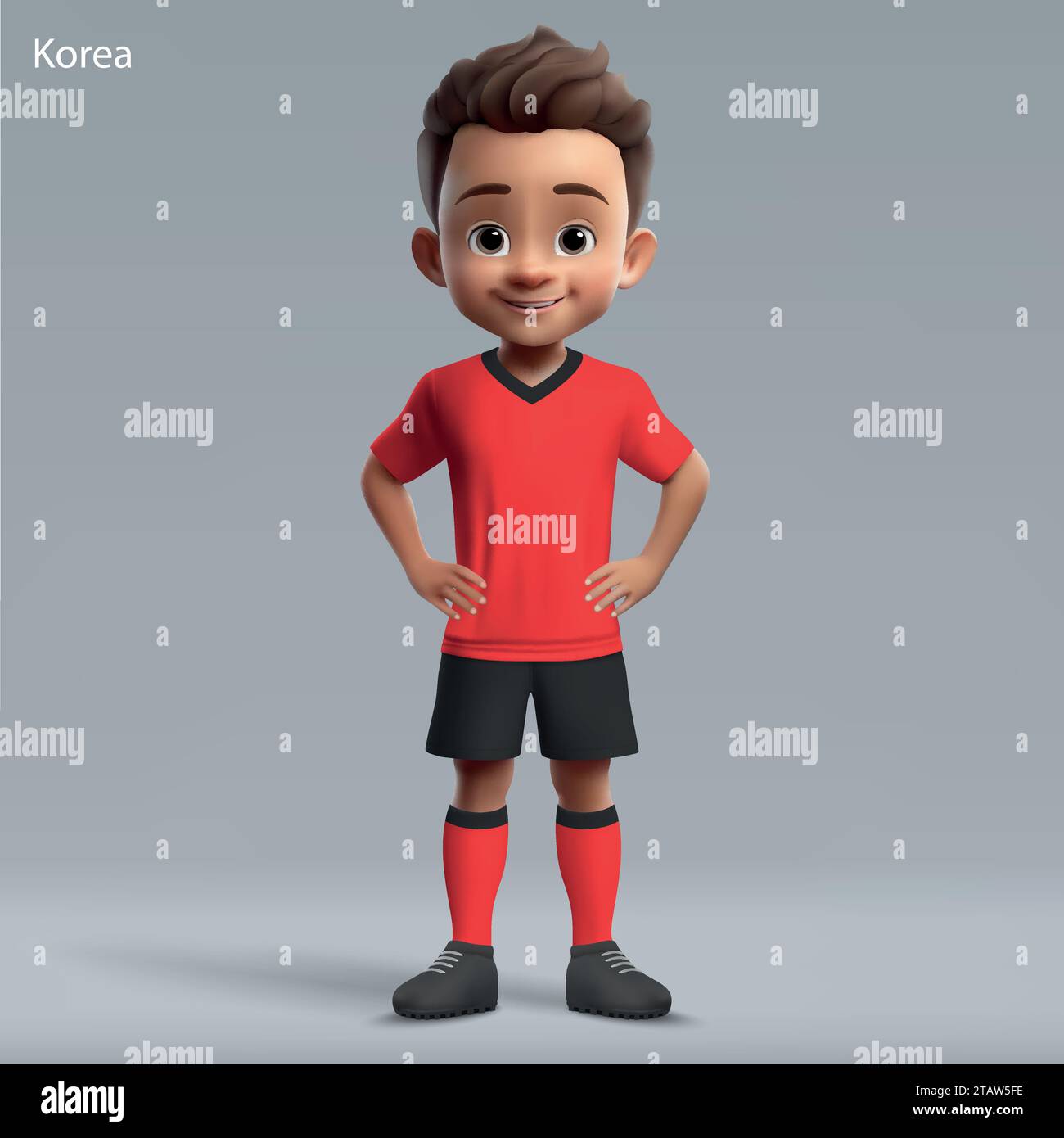 South korea child not children Stock Vector Images - Alamy