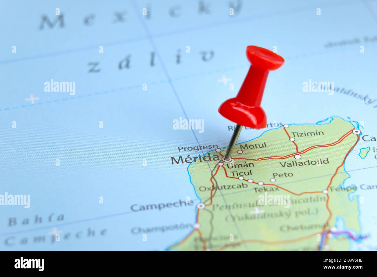 Map of merida mexico hi-res stock photography and images - Alamy