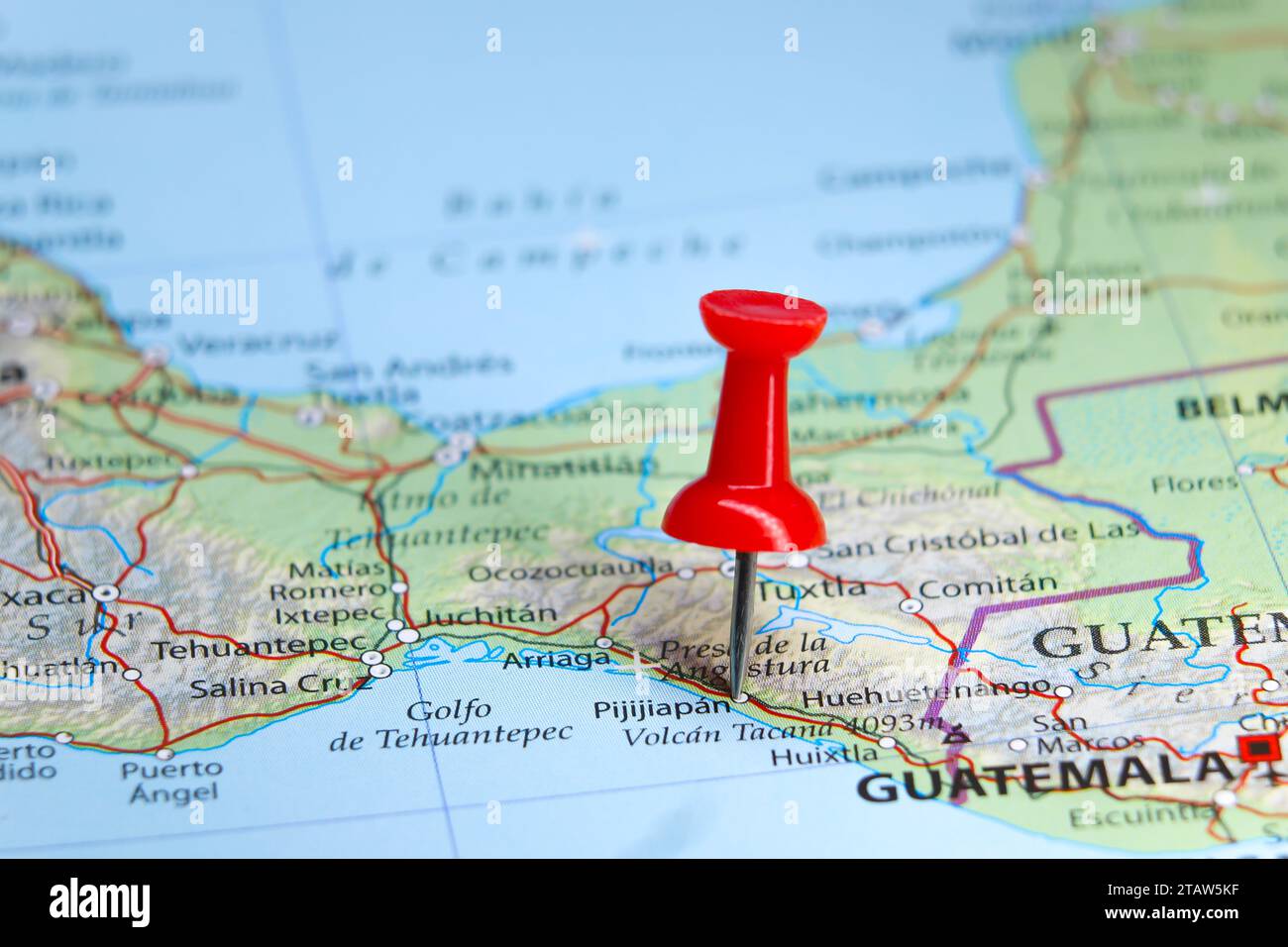 Mexico map pin hi-res stock photography and images - Alamy