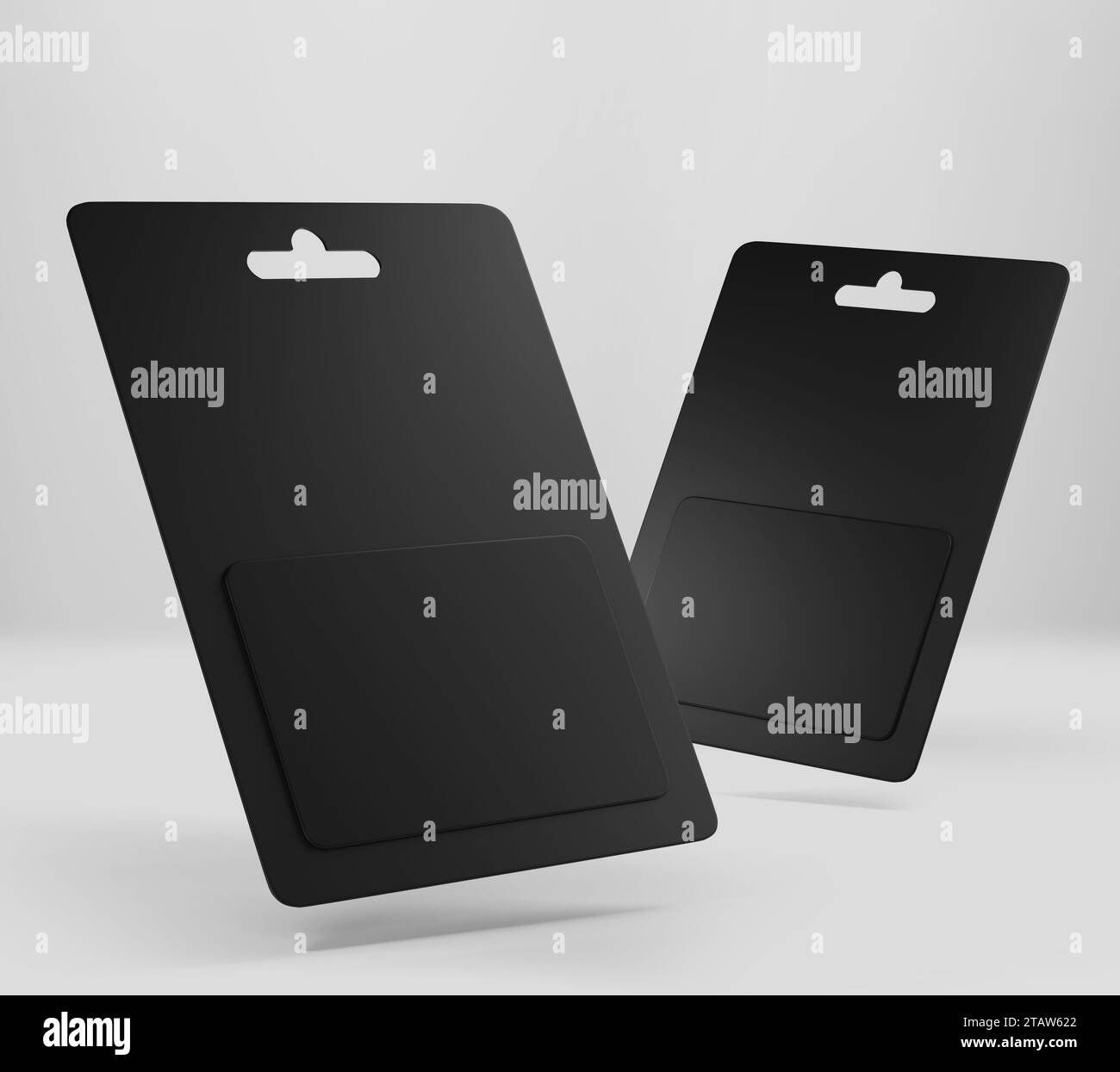 Two Black Gift Cards in Blister Packaging, ID Card, Hotel and Apartment ...