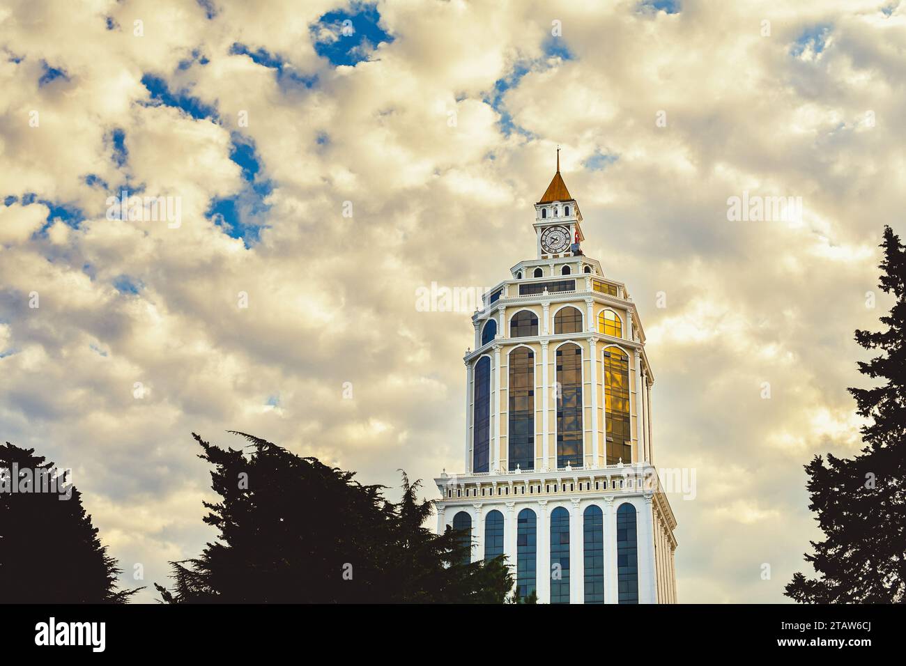 Batumi, Georgia - 15th november, 2021: Time-lapse Sheraton hotel ...