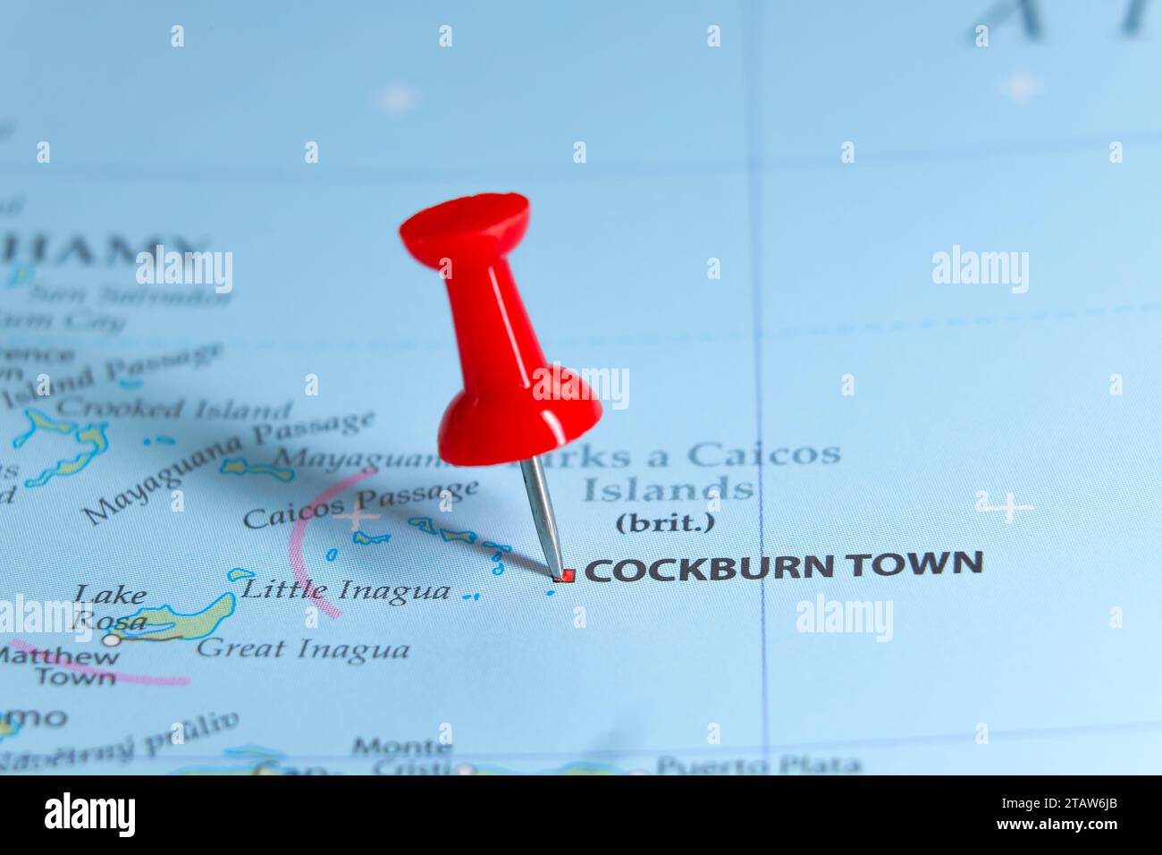 South caicos map hi-res stock photography and images - Alamy
