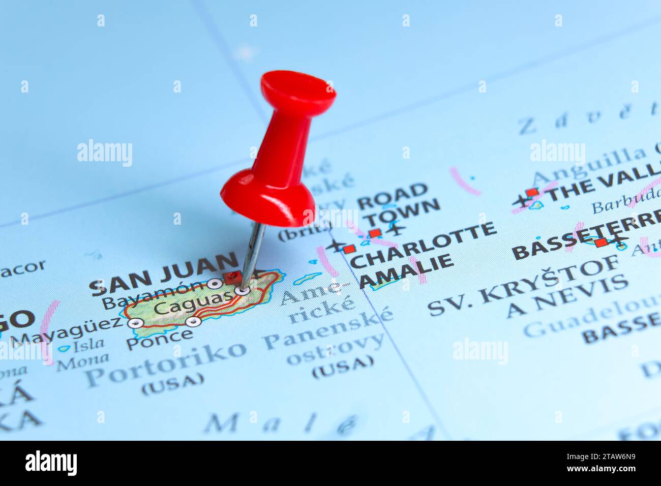 Caguas map hi-res stock photography and images - Alamy