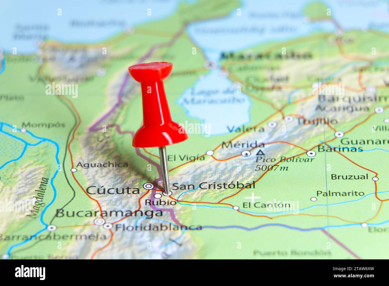 Cristobal island travel map hi-res stock photography and images - Alamy