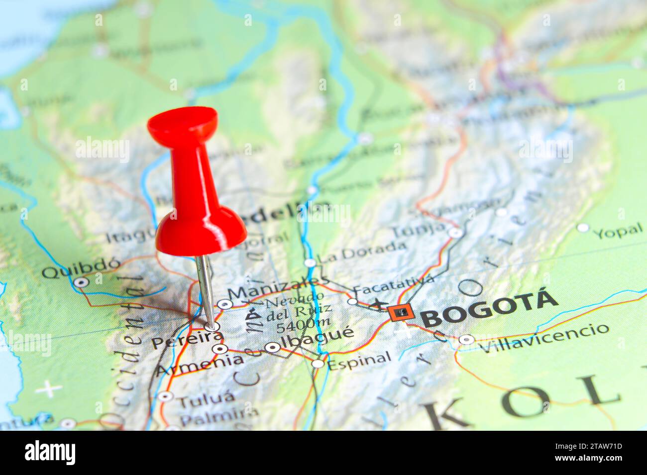 Colombia south america map pereira hi-res stock photography and images ...