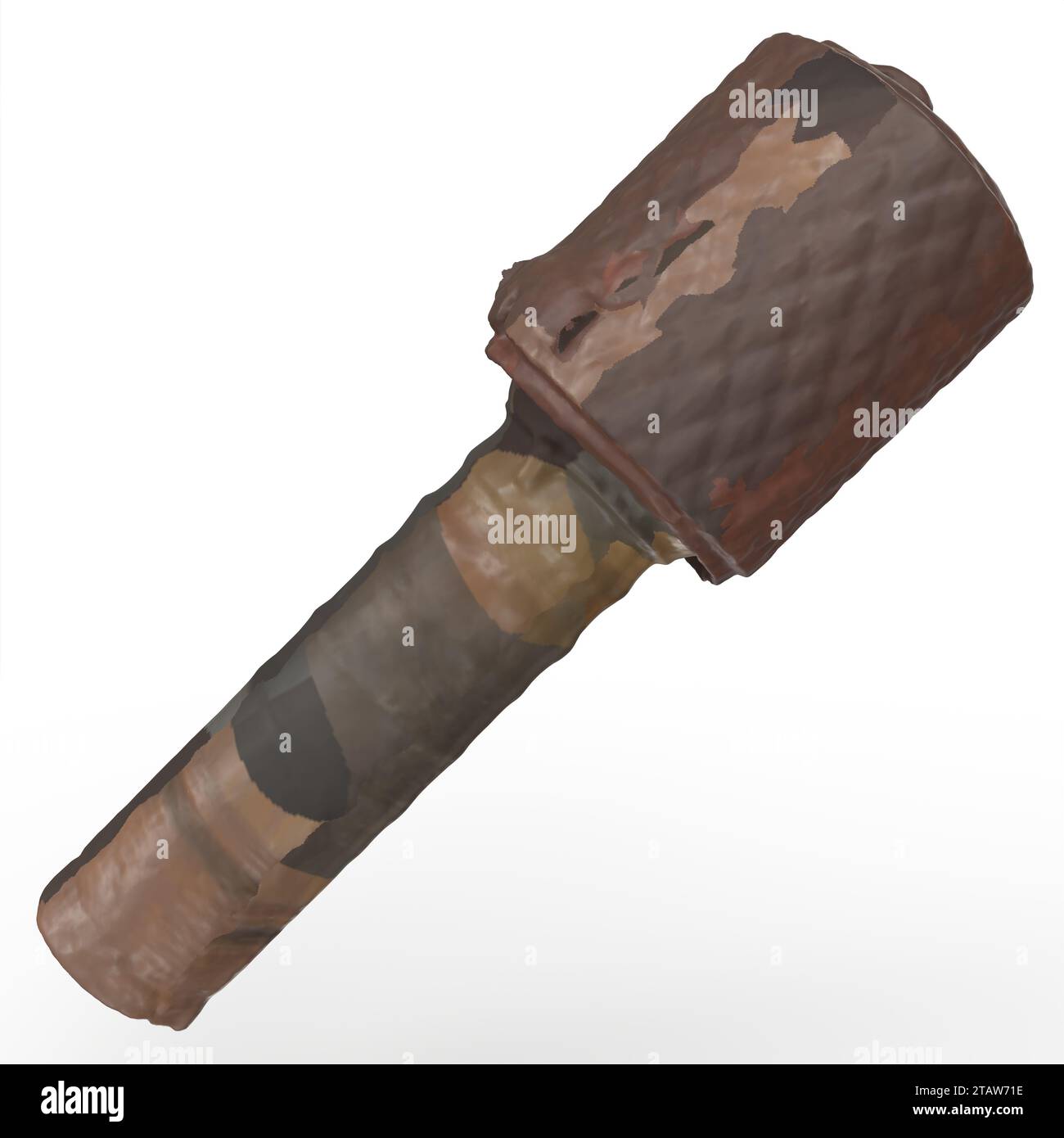 World War II Hand Grenade isolated on white background Stock Photo - Alamy