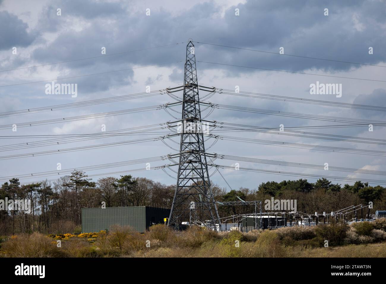 High voltage electricity pylons Sizewell Suffolk Stock Photo - Alamy High voltage electricity pylons Sizewell Suffolk Stock Photo - Alamy