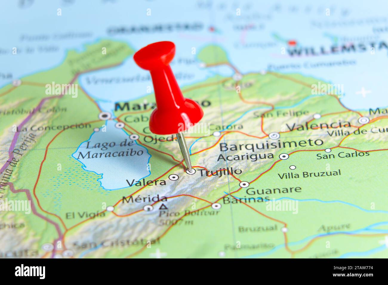 Trujillo map hi-res stock photography and images - Alamy