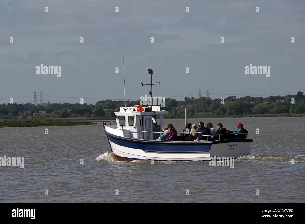 river trips Iken Suffolk UK Stock Photo - Alamy