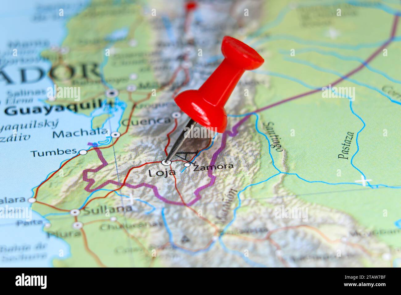 Loja map hi-res stock photography and images - Alamy