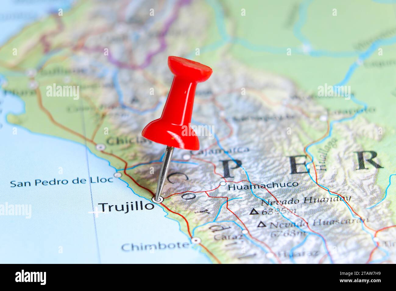 Map of trujillo hi-res stock photography and images - Alamy