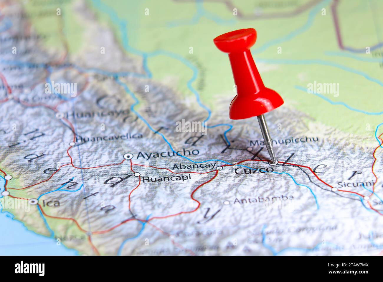 Map of cuzco hi-res stock photography and images - Alamy
