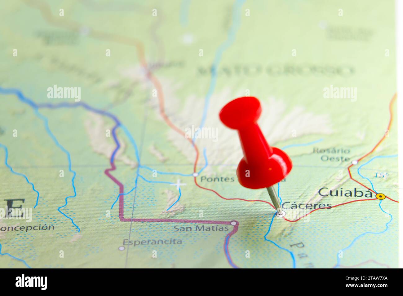 Map of caceres hi-res stock photography and images - Alamy