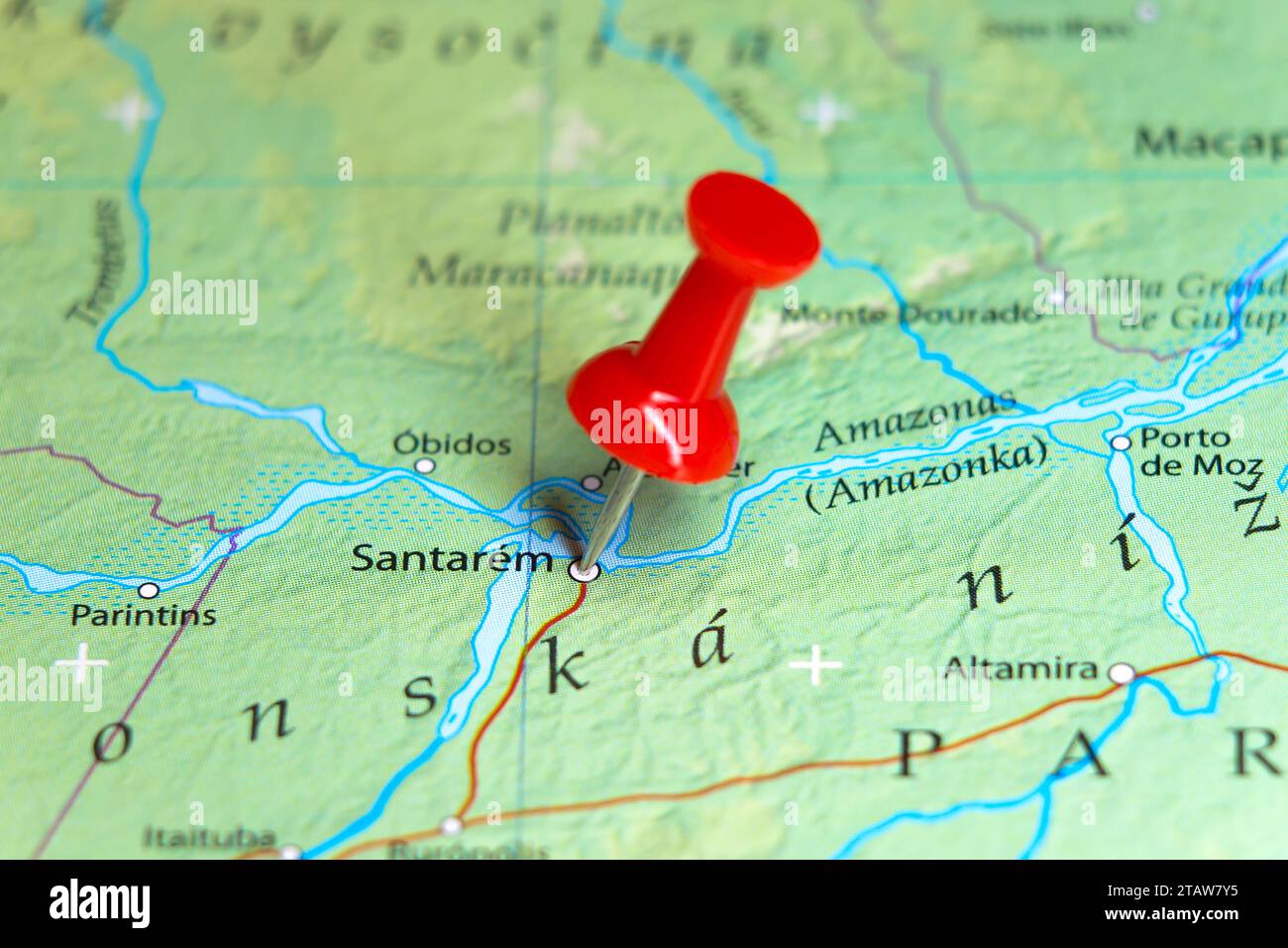 Map of santarem hi-res stock photography and images - Alamy