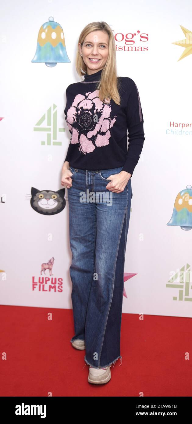 Rachel Riley, arrives for the premiere of Mog's Christmas at Odeon Luxe ...