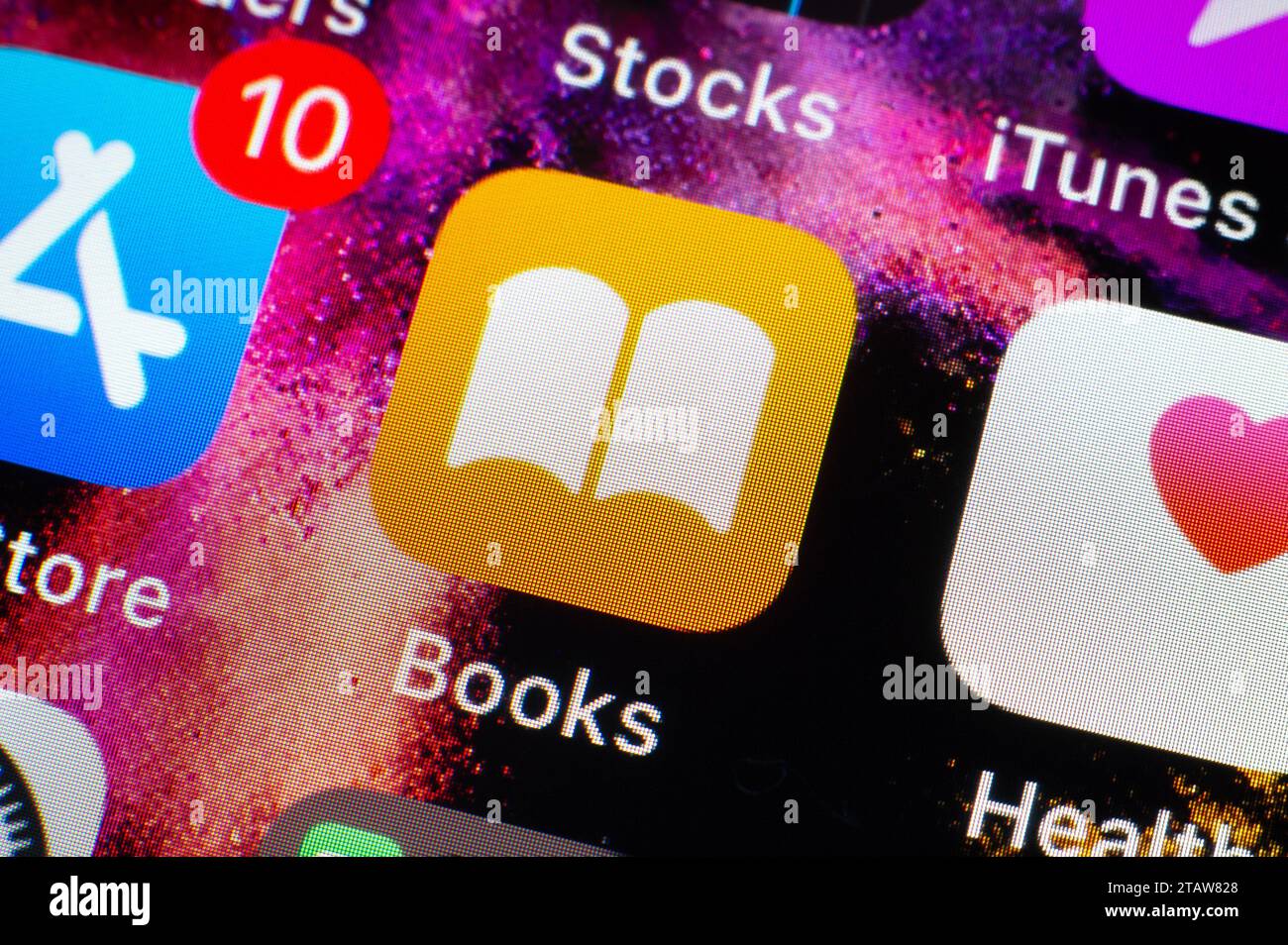 OSTRAVA, CZECH REPUBLIC - AUGUST 2, 2023: Icon of Apple Books mobile app for reading on iPhone ...