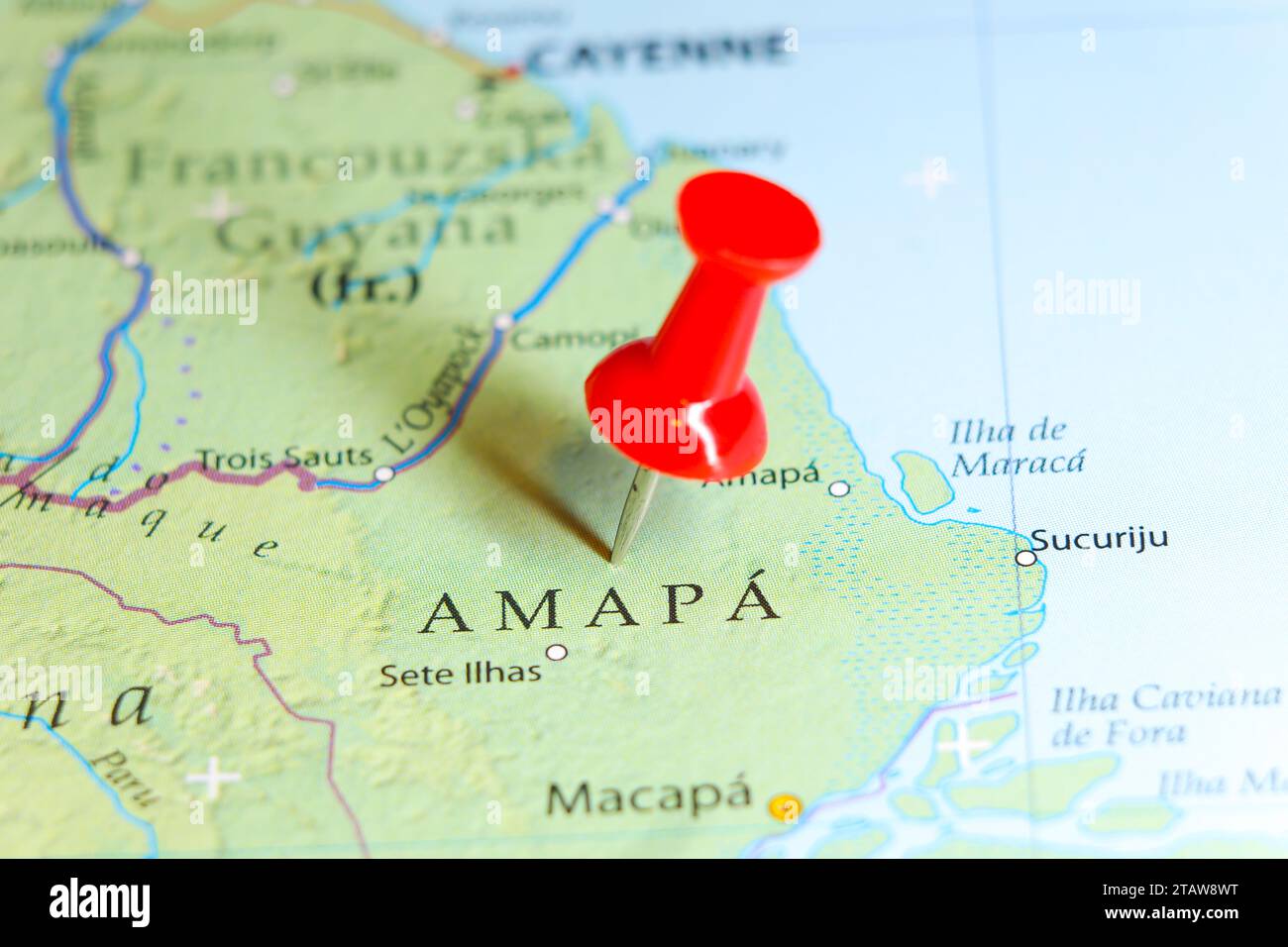 Map of amapa hi-res stock photography and images - Alamy