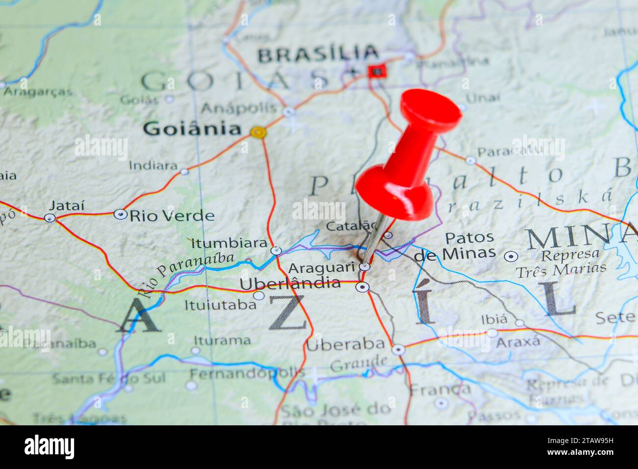 Brazil village map hi-res stock photography and images - Alamy