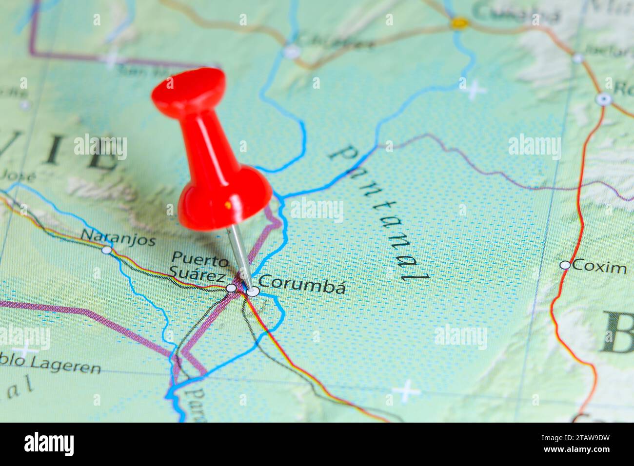 Brazil village map hi-res stock photography and images - Alamy