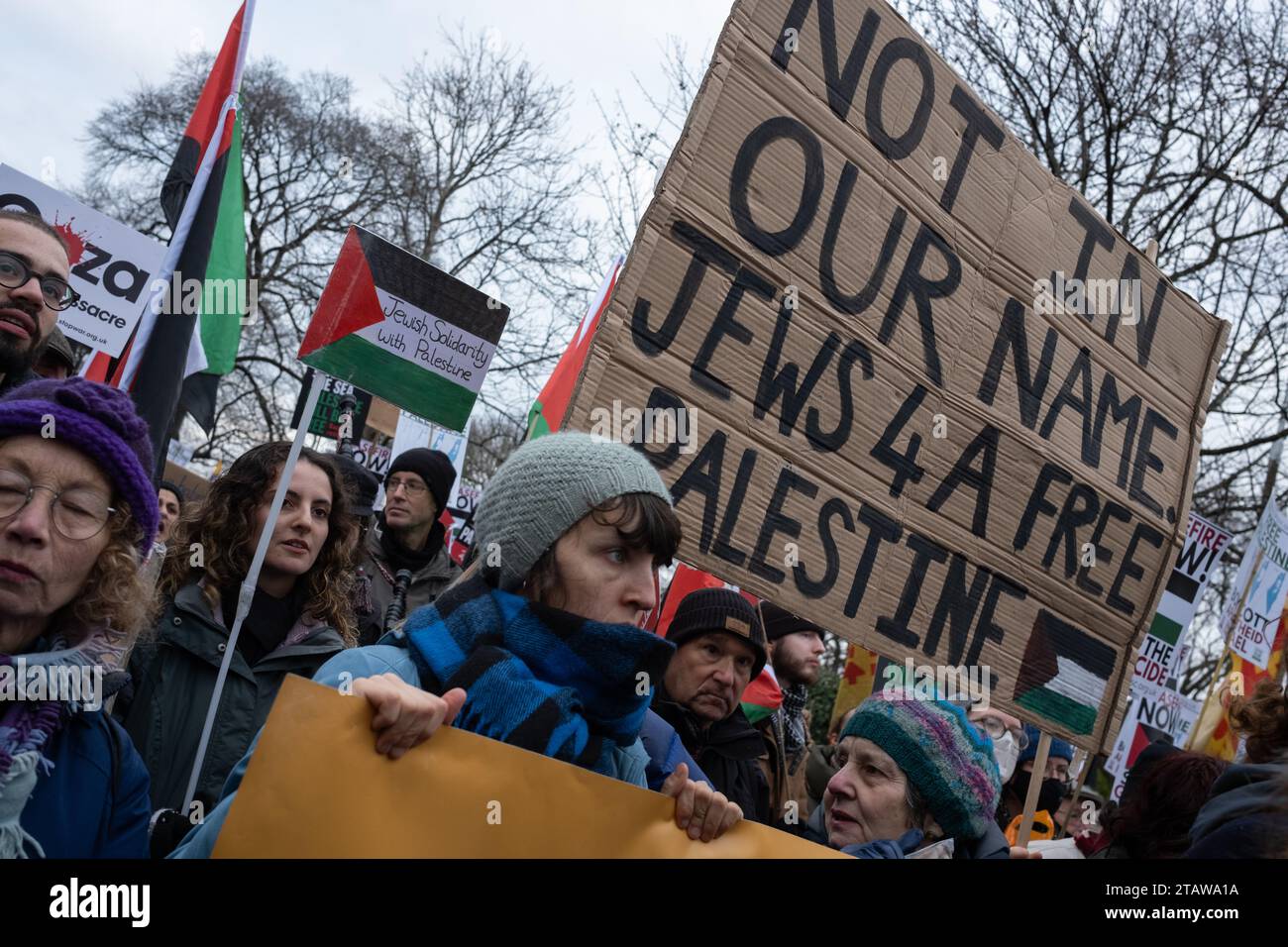 ‘Ceasefire Now’ march in support of Gaza and Palestine at the time of ...
