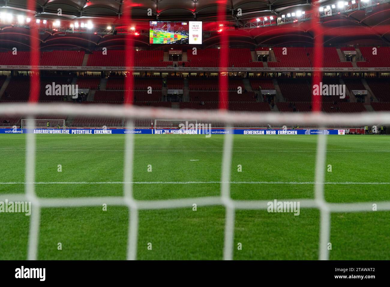 Stuttgart, Deutschland. 02nd Dec, 2023. Stadion Innenraum, Tribuene, Raenge, MHPArena Stuttgart ...