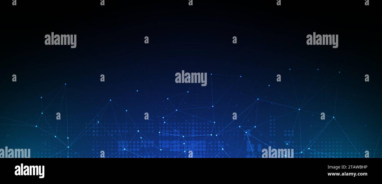 Neural network concept. Connected cells with links. High technology ...