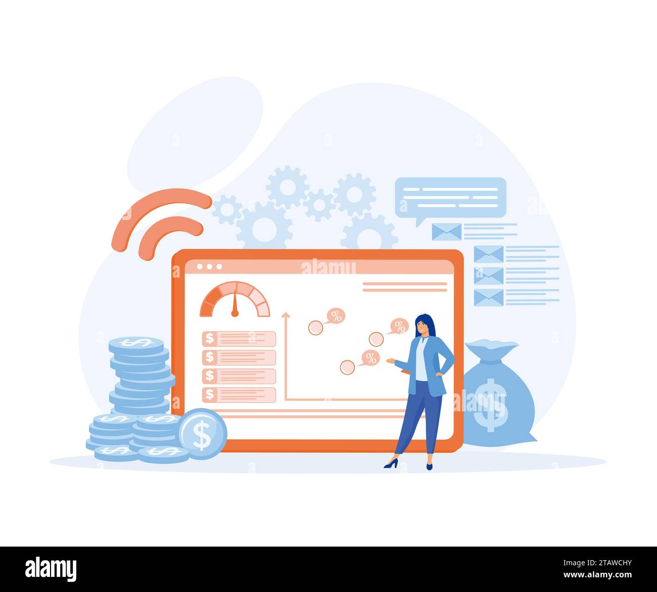 Cost Optimization Online Service Or Platform Idea Of Financial And