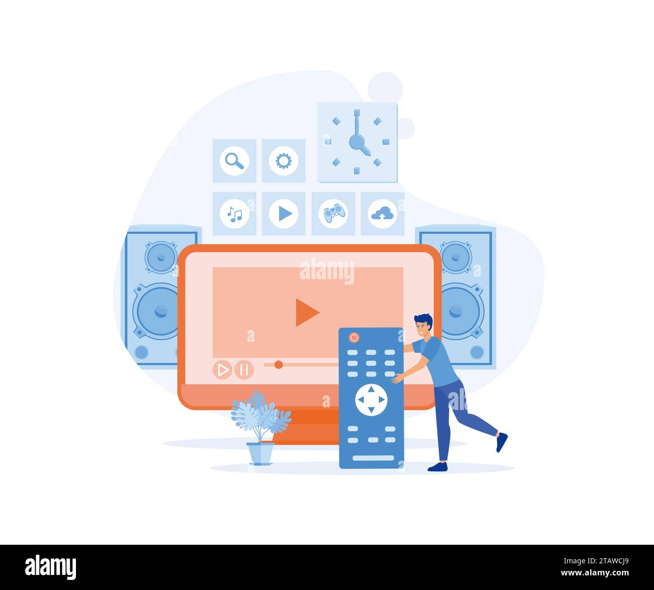 Smart tv box hi-res stock photography and images - Alamy