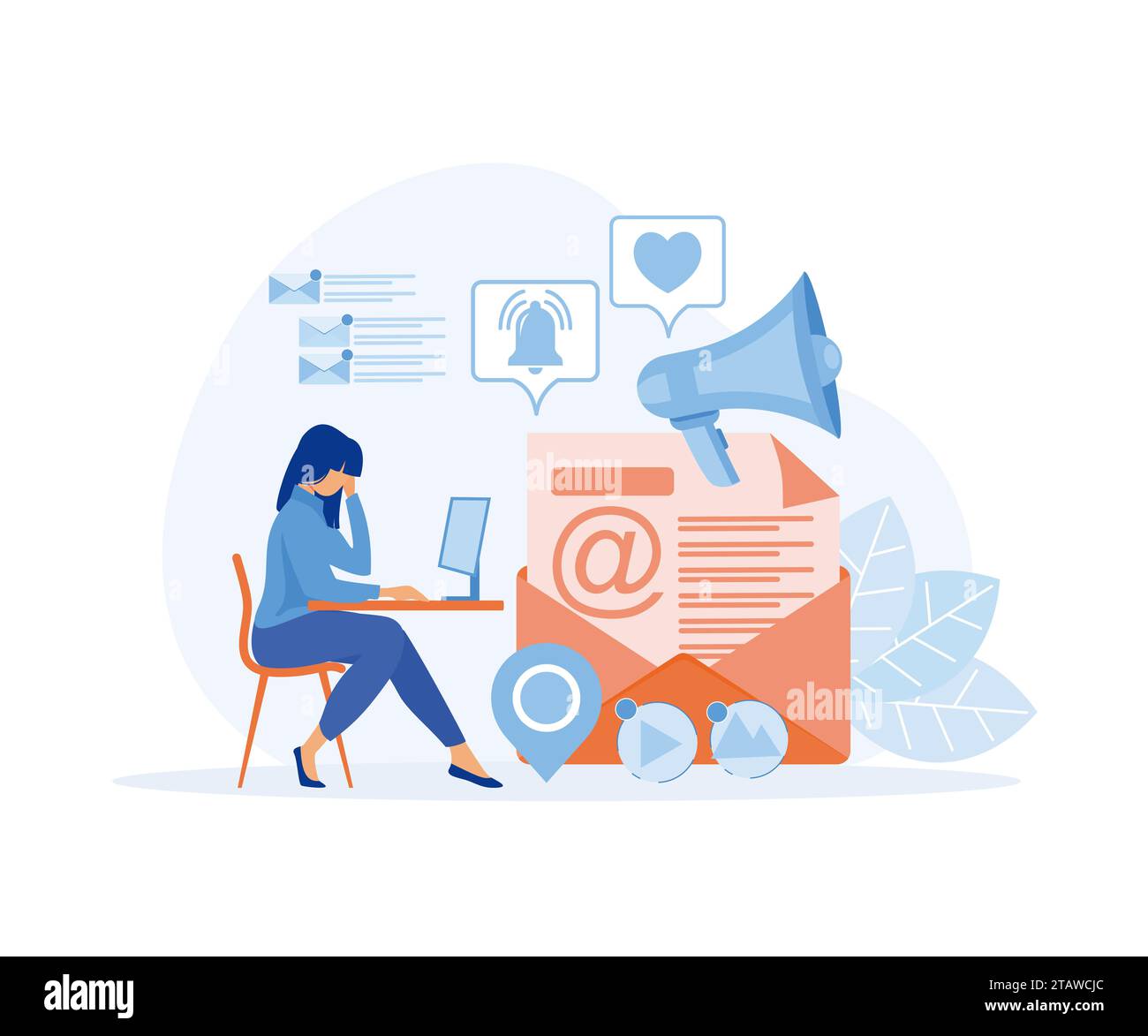 Internet cloud overload Stock Vector Images - Alamy