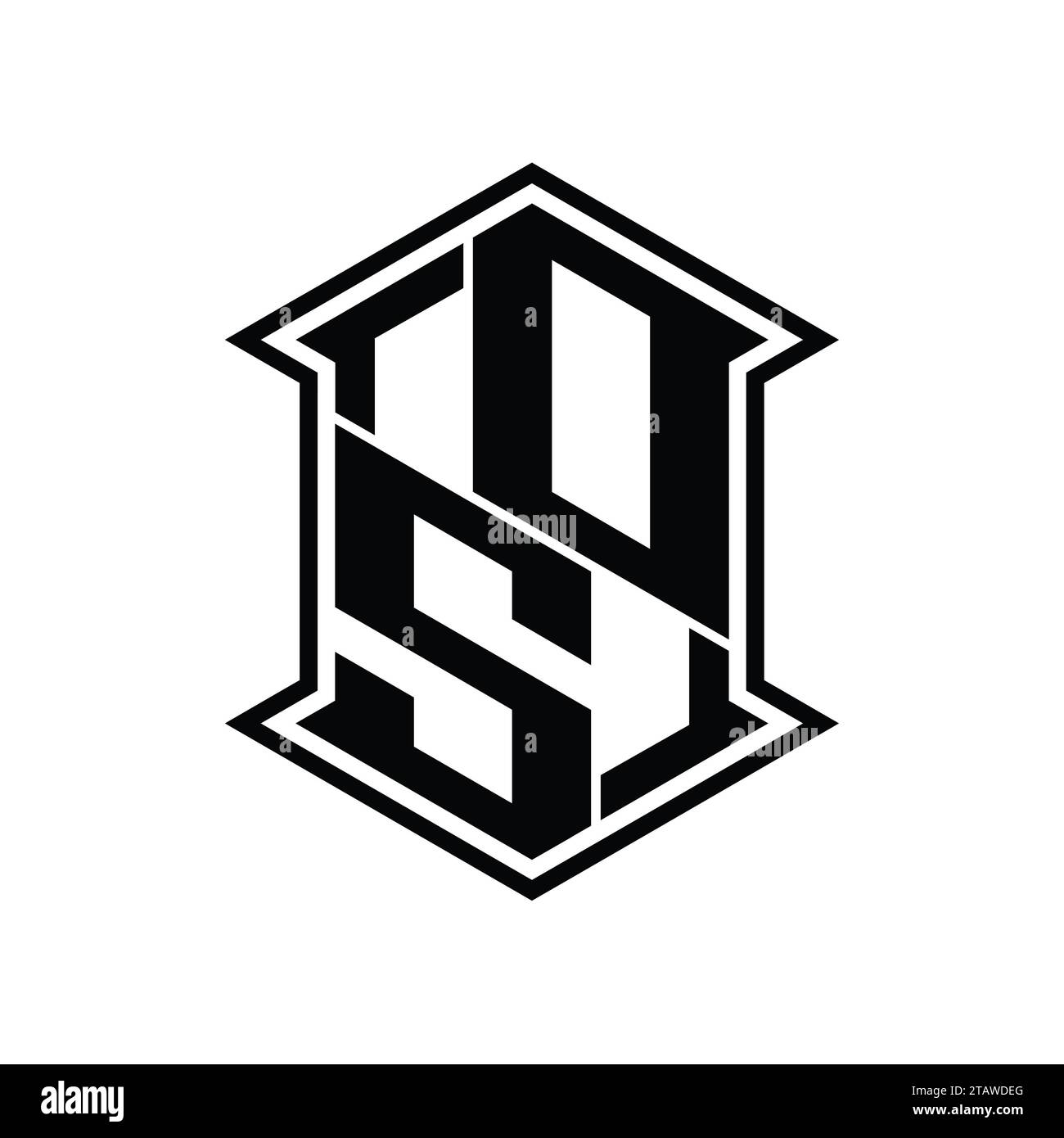 Os letter logo Cut Out Stock Images & Pictures - Alamy