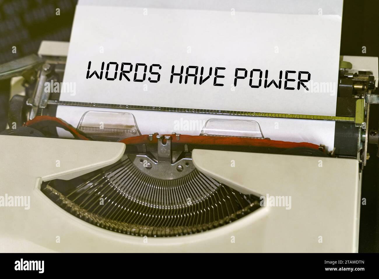 Economy and finance concept. The text is printed on a typewriter ...