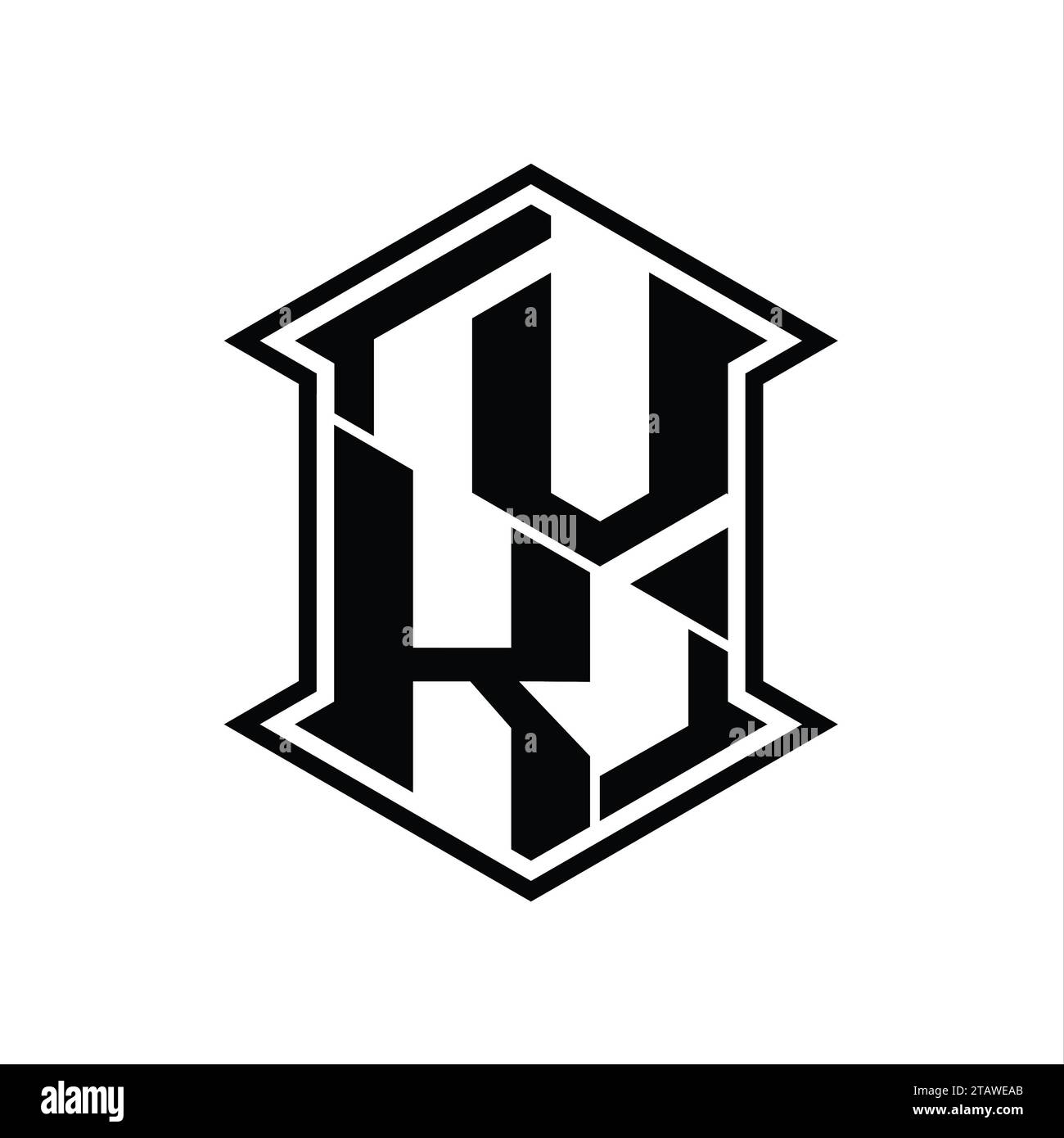 Vk letter logo hi-res stock photography and images - Alamy