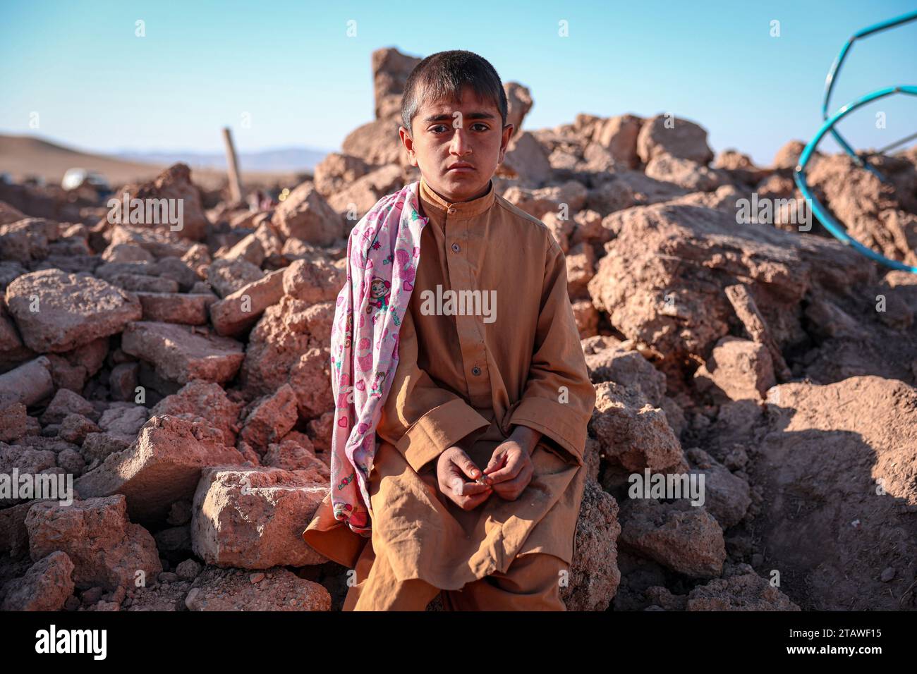 Herat, Afghanistan - Oct 9, 2023: Sad photo of Herat Earthquake Victims ...