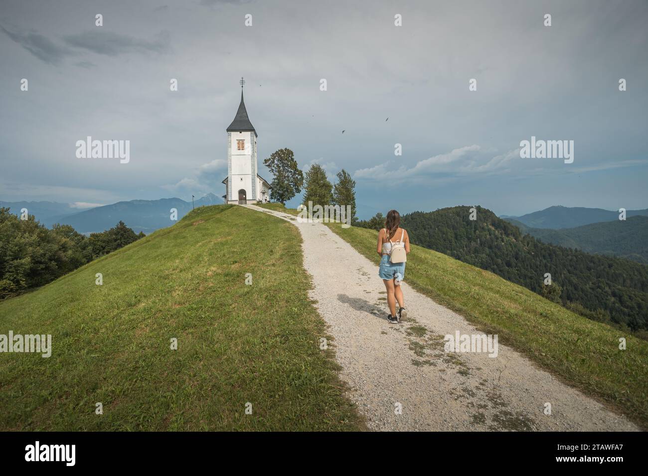 Jamnik, Slovenia. The Jamnik Church is a charming 15th-century chapel ...