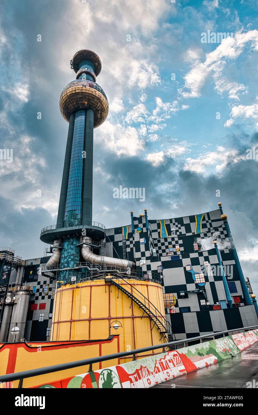 The Spittelau incinerator is a thermal waste treatment plant in the ...