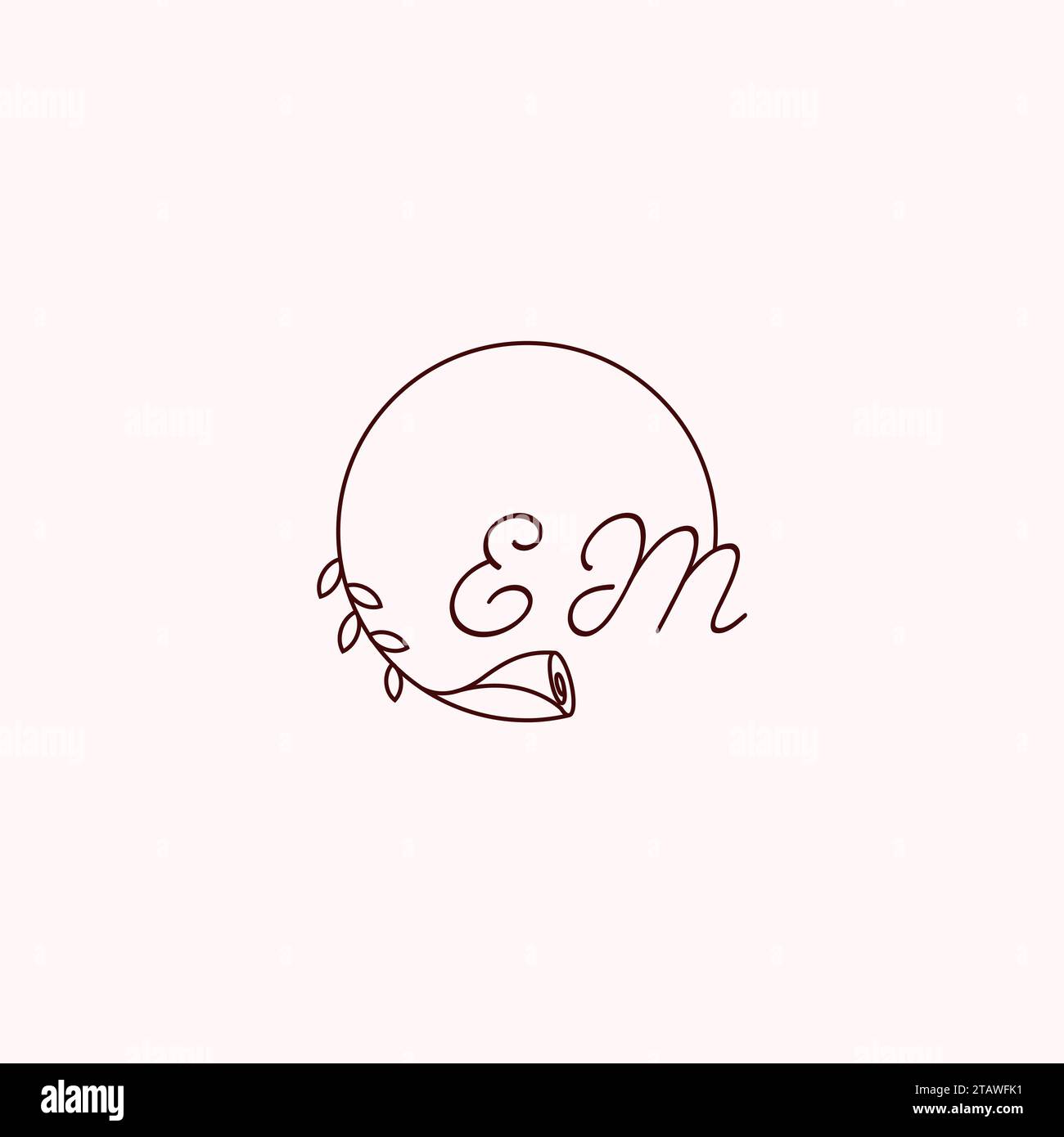 Em initial hi-res stock photography and images - Alamy