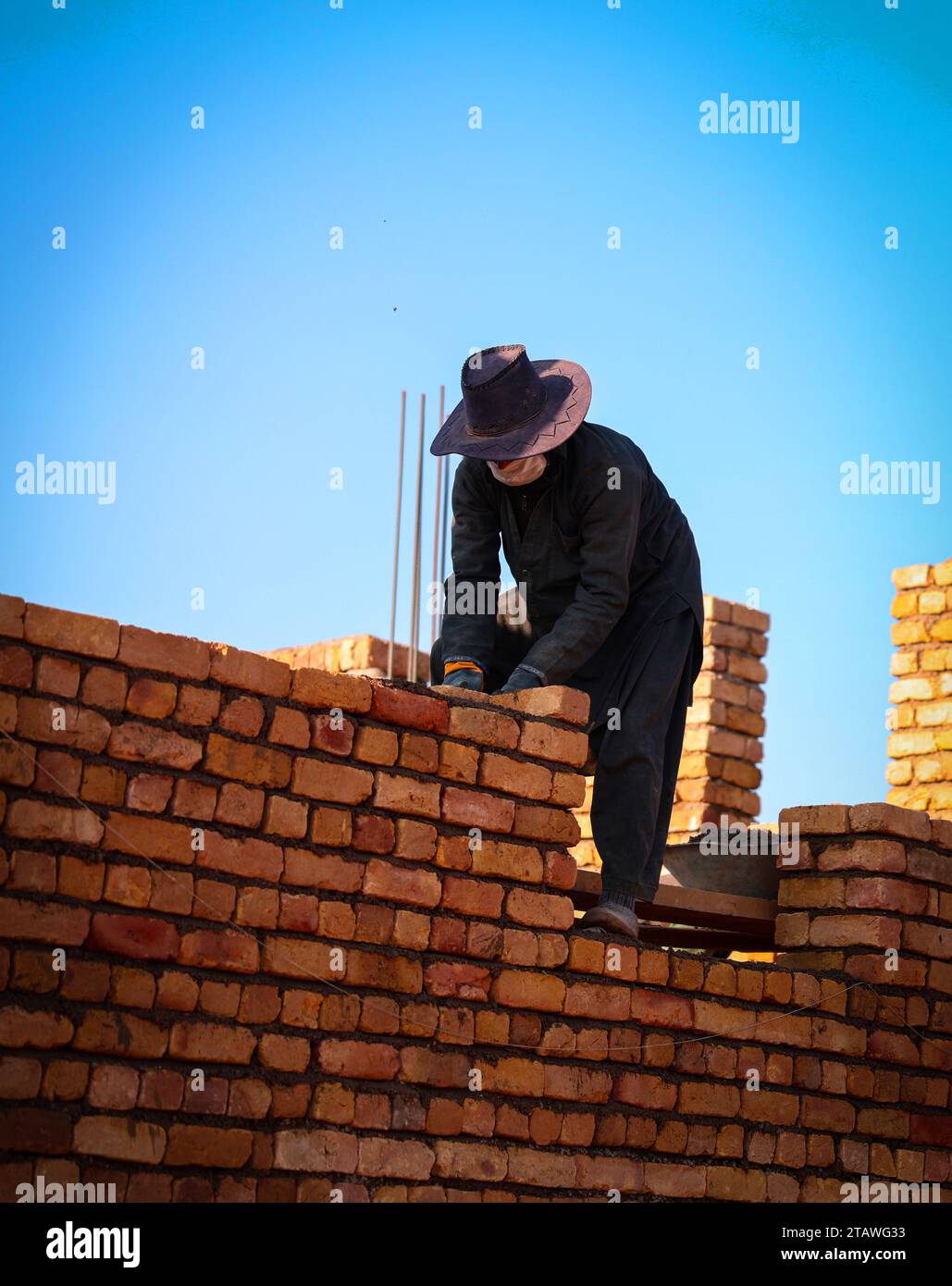 Bricks and construction elements of a building Stock Photo - Alamy