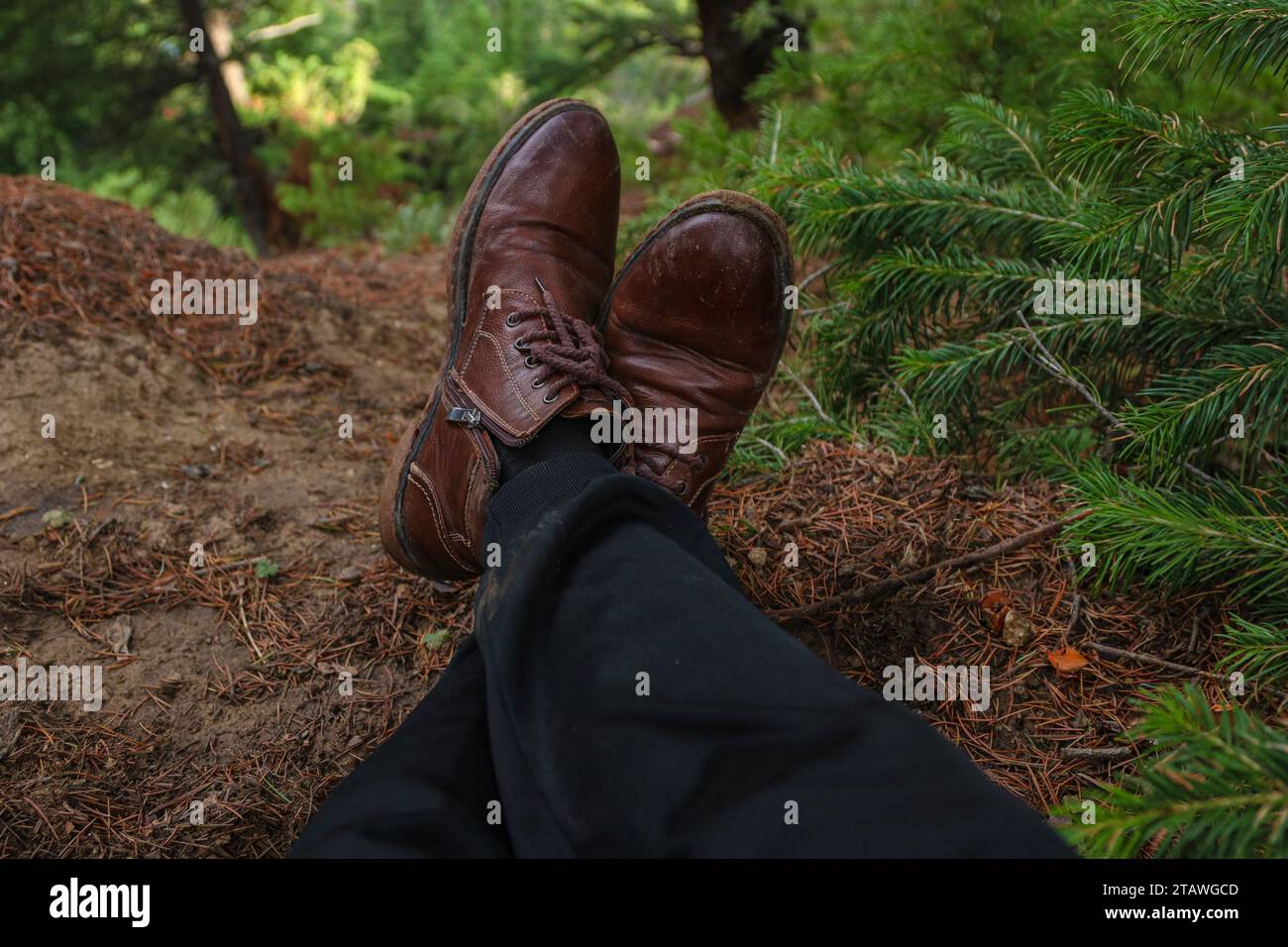 Mans footsteps hi-res stock photography and images - Alamy